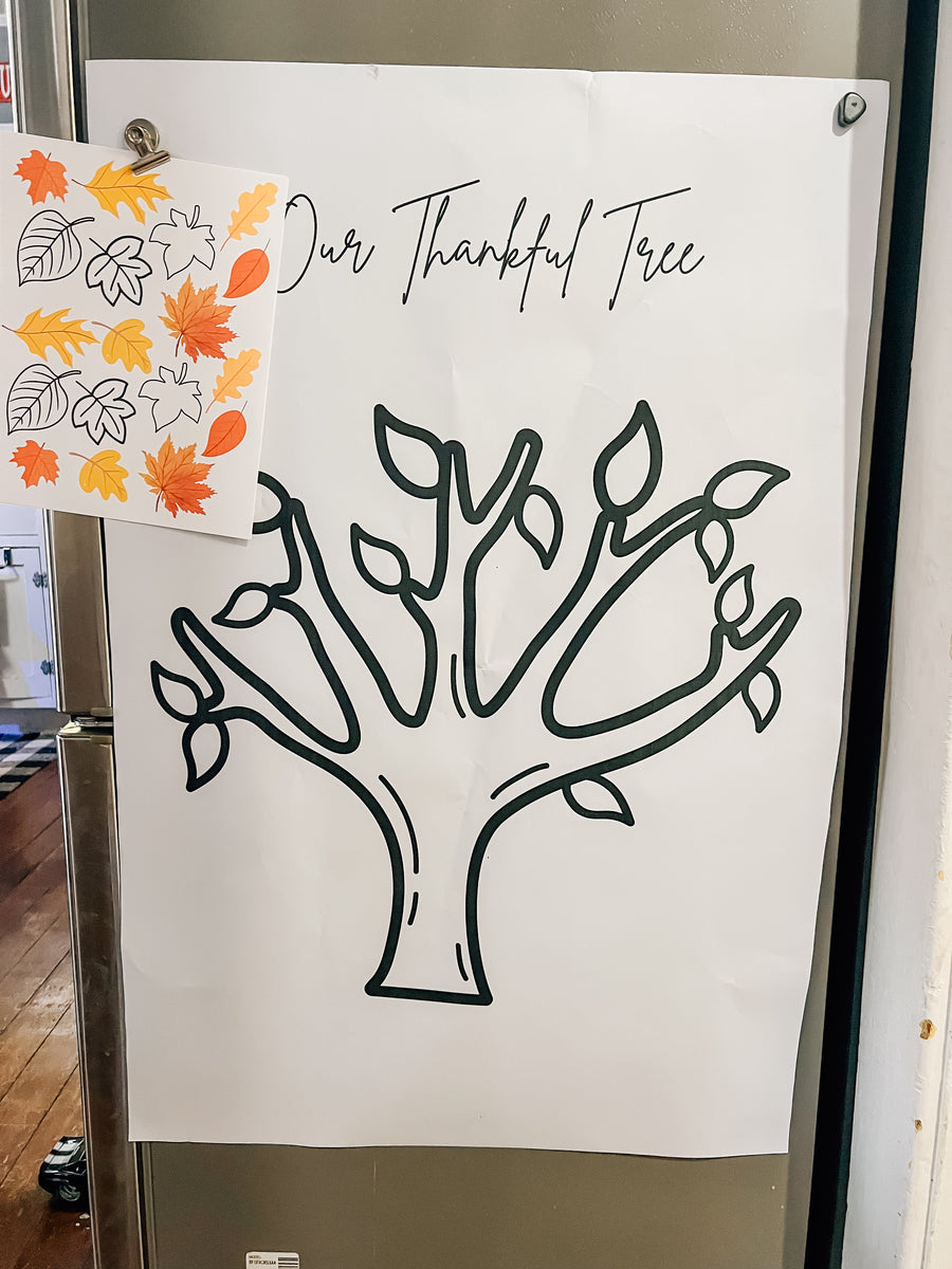 Thankful Tree with Leaves *Instant Download* – Jessica Mandile